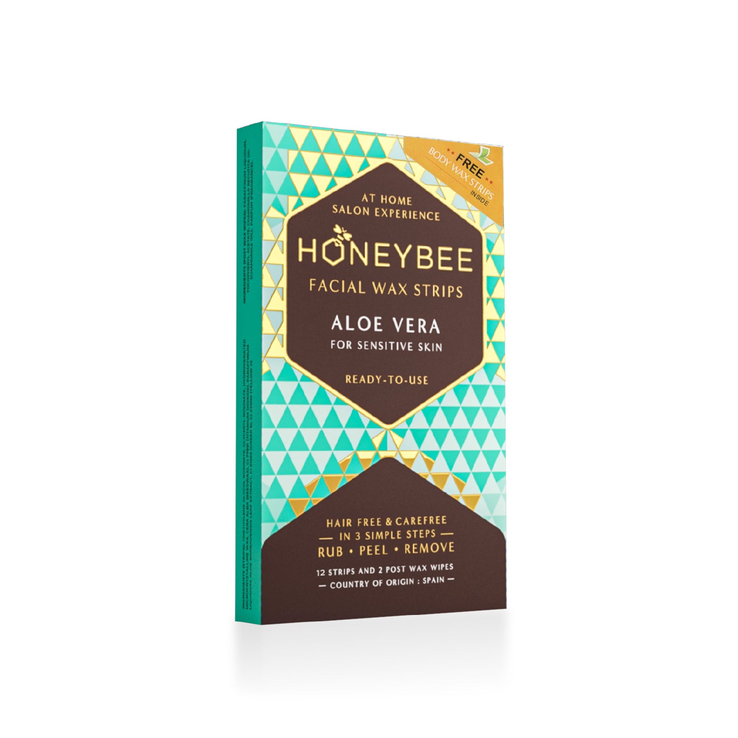 Facial Wax Strip - Aloe Vera – Honeybee Wax